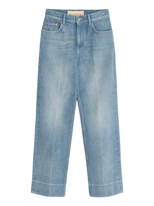 Valentino Garavani Chez Straight Jeans - Blue
