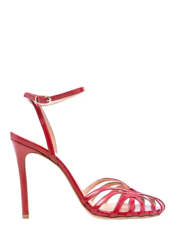 THE SELLER Ankle-strap Stiletto Sandals - Red