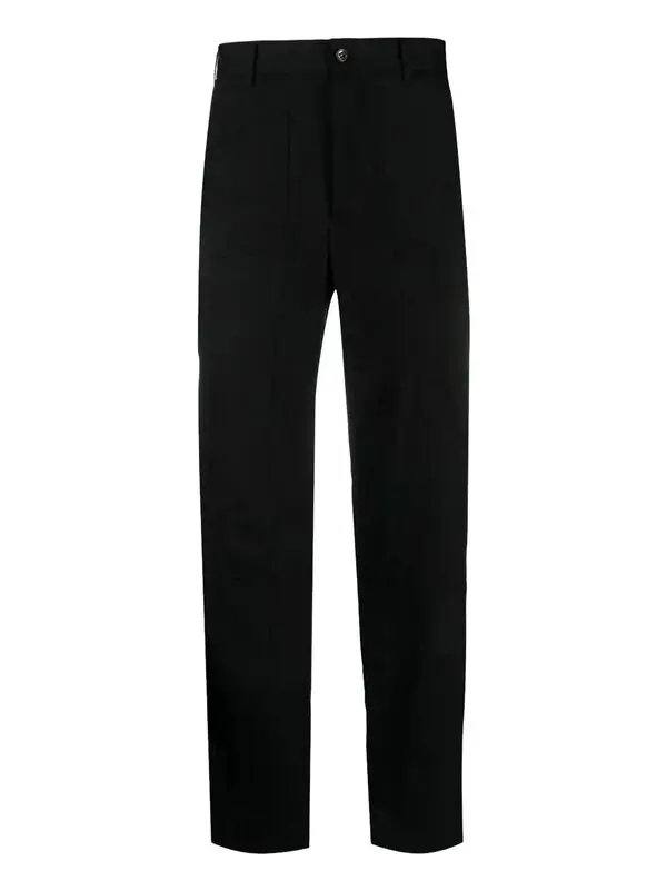 BLACK COMME DES GARÇONS Cotton Trousers - Black