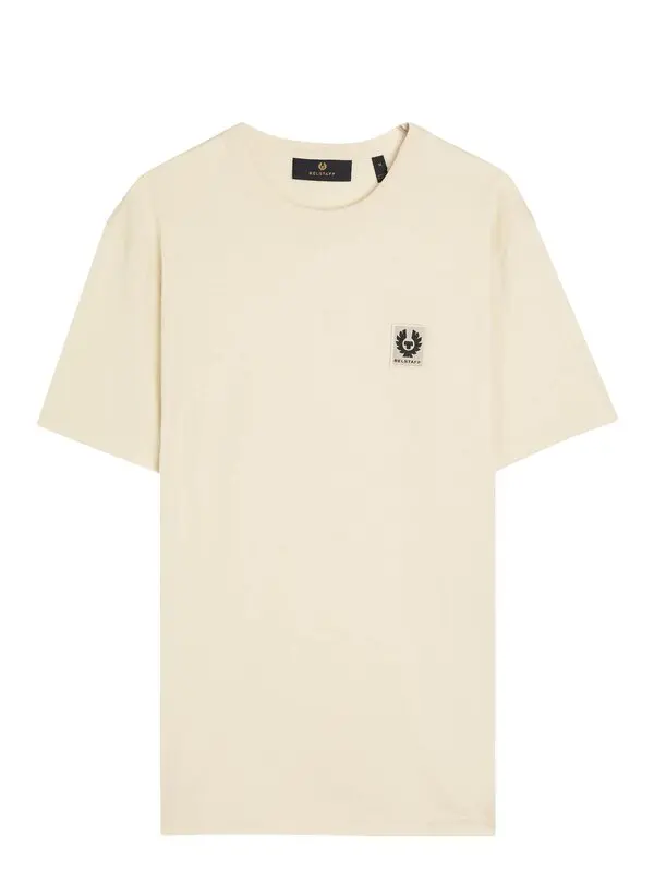 Belstaff Logo Cotton T-shirt - Light Grey