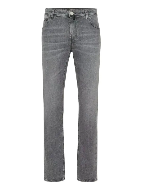 BILLIONAIRE Five-pocket Straight-cut Jeans - Grey
