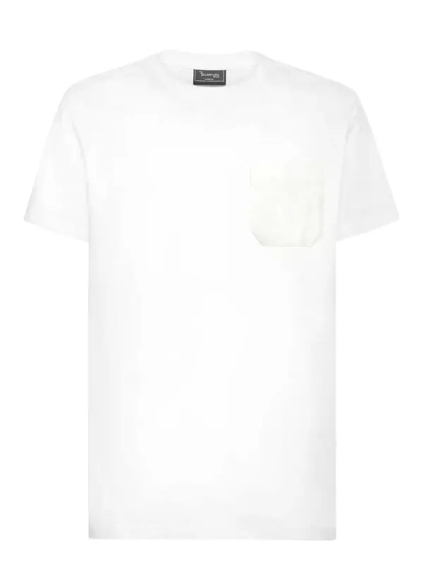 BILLIONAIRE Crest Round-neck T-shirt - White