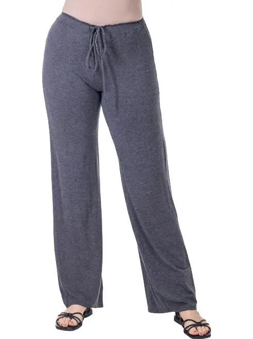 24SEVEN COMFORT APPAREL Drawstring Lounge Pants - Smoke