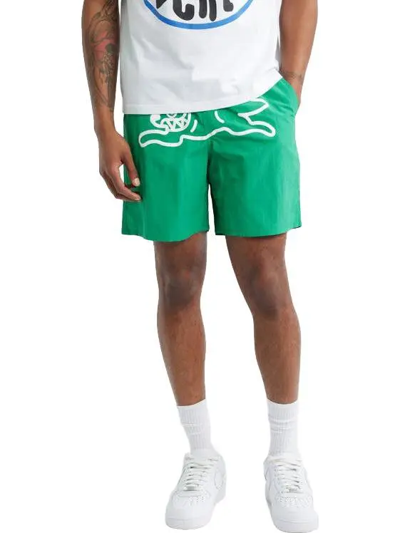 ICECREAM Runner Logo Shorts - Jolly Green