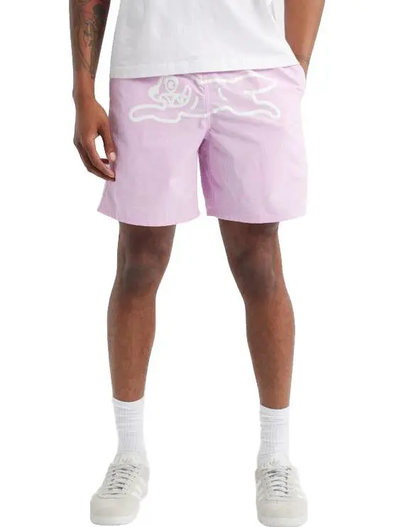ICECREAM Runner Logo Shorts - Orchid