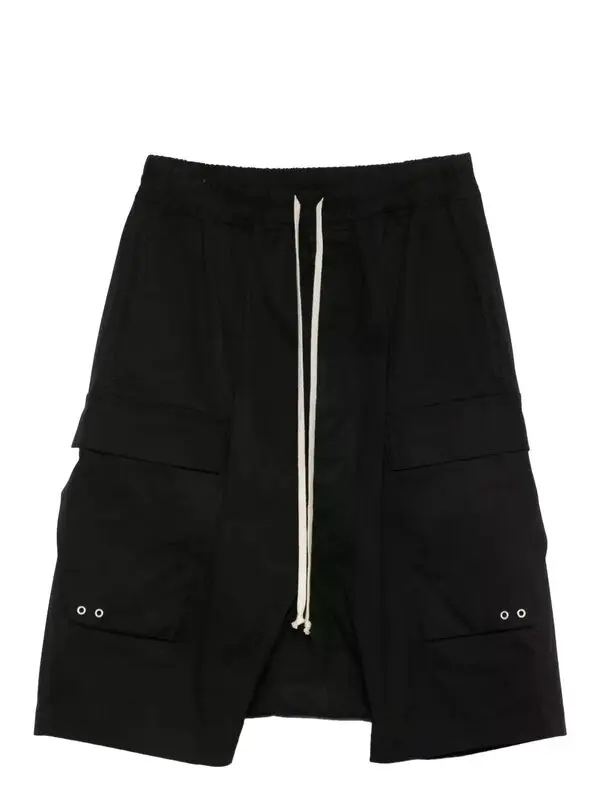 Rick Owens Cargo Pods Shorts - Black