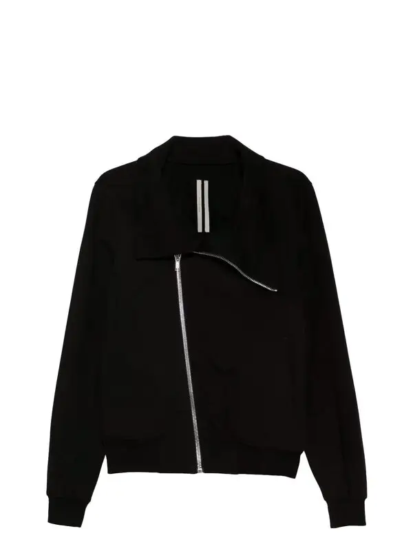 Rick Owens Bauhaus Zip-up Sweatshirt - Black