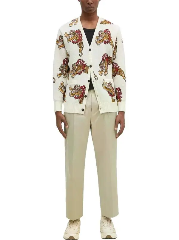 WACKO MARIA Pleated Trousers - Neutrals