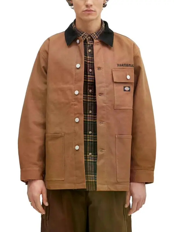 WACKO MARIA X Dickies Logo-embroidered Jacket - Brown