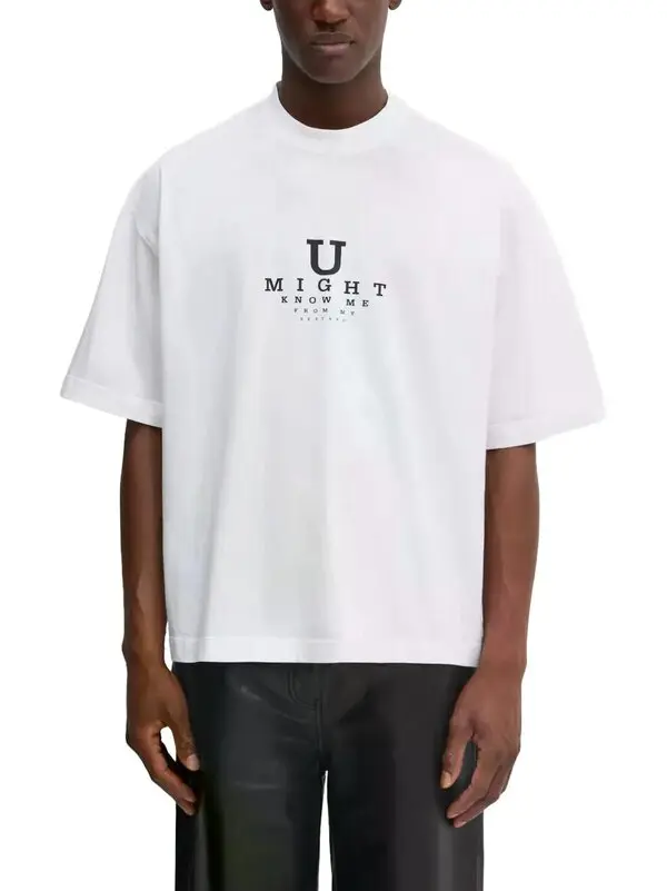 Vetements Text-print T-shirt - White