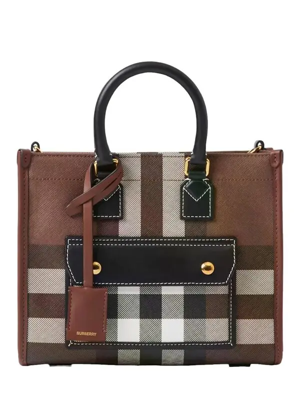 Burberry Mini Freya Tote - Brown