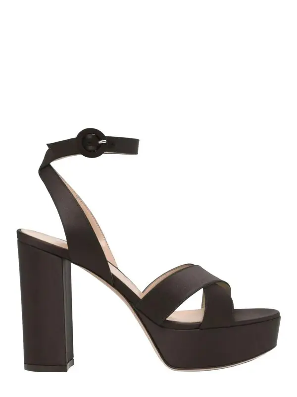 GIANVITO ROSSI Heeled Sandal - Cocoa