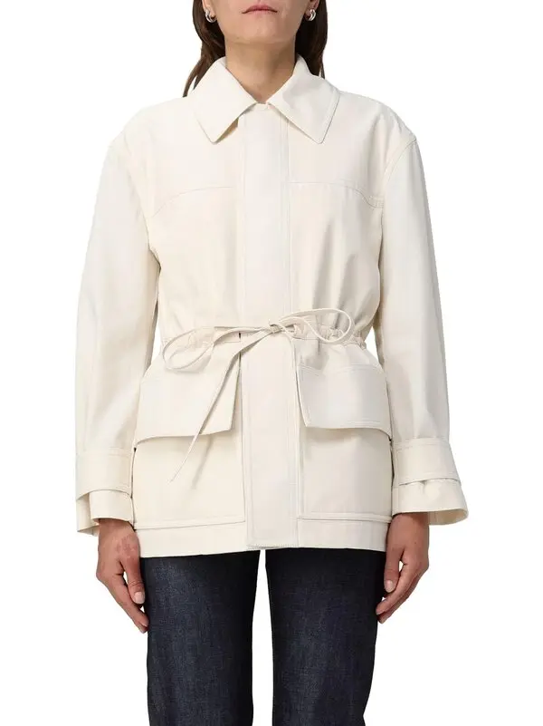 Bottega Veneta Belted Jacket - Beige