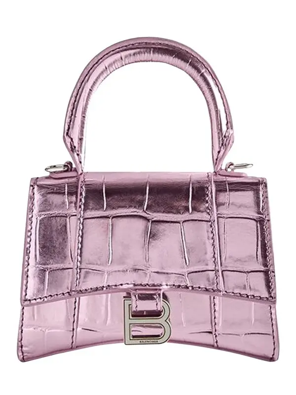 Balenciaga Hourglass Mini Handbag - Pink