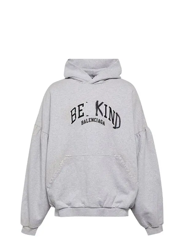 Balenciaga Round Hoodie - Grey