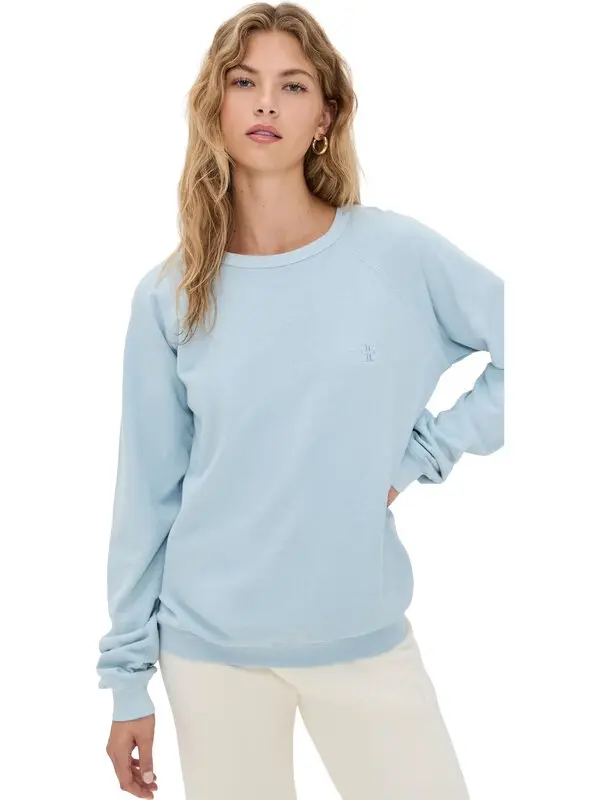 Eterne Sonny Oversized Sweatshirt - Dusty Blue