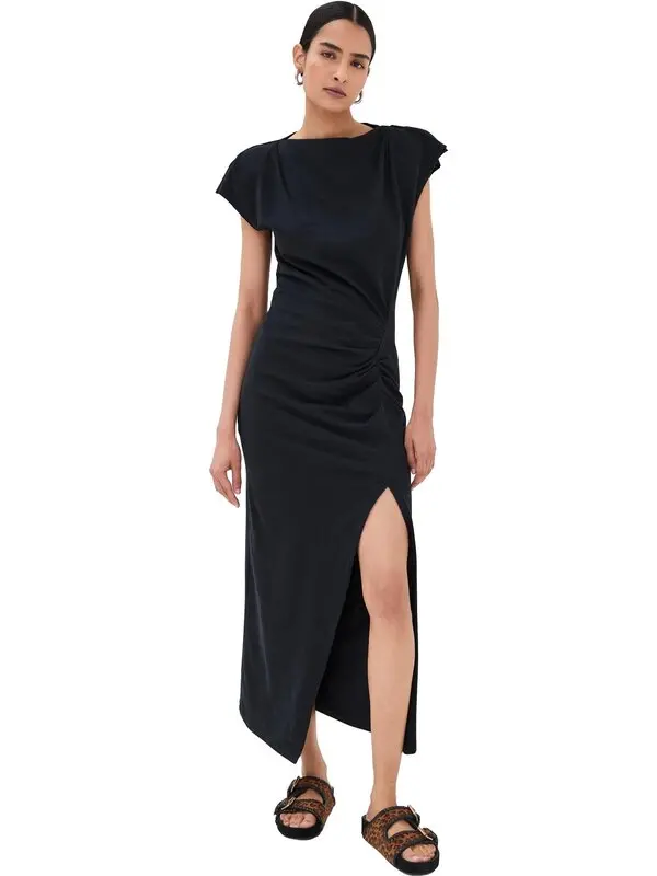 Isabel Marant Nadela Midi Dress - Black