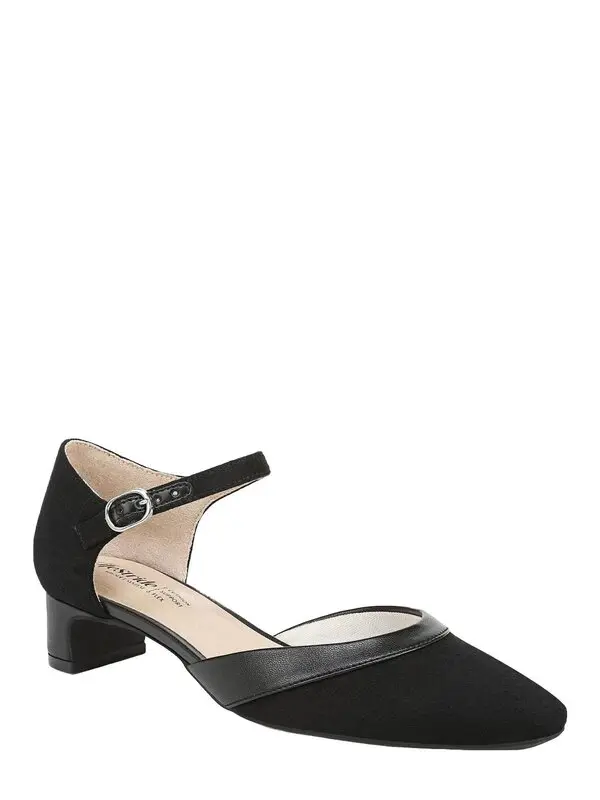 LIFESTRIDE Leighton Ankle Strap Pump - Black