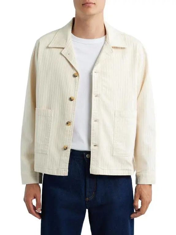 PERCIVAL Rocco Shirt Jacket - Ecru