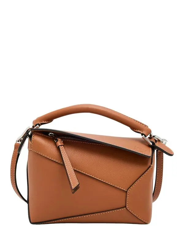 Loewe Puzzle Edge Mini Top-handle Bag - 2530 Tan