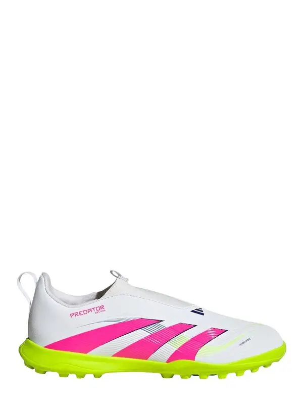 Adidas Predator League Laceless Turf - Cloud White/lucid Pink/lucid Lemon