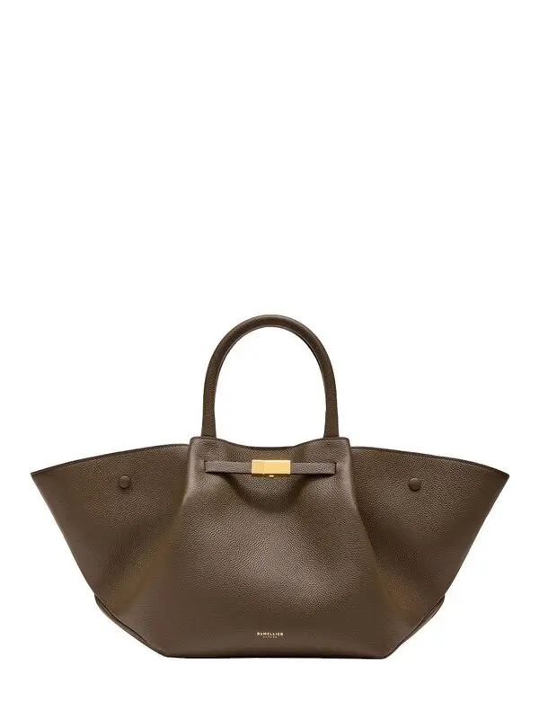 DEMELLIER The Midi New York Bag - Deep Olive Small Grain