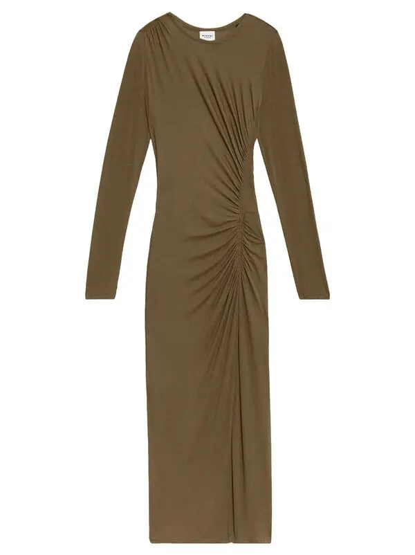 MARANT ETOILE Jelina Long Dress - Khaki
