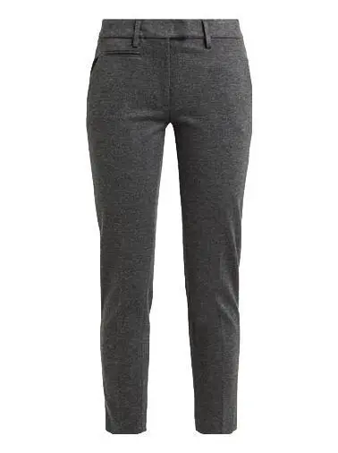 DONDUP Tapered Slim Fit Cropped Pants - Grey