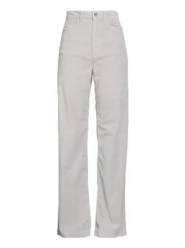 Emporio Armani Wide-leg Corduroy Pants - Light Grey