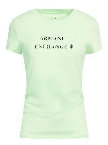 Armani Exchange Logo-print Jersey T-shirt - Green