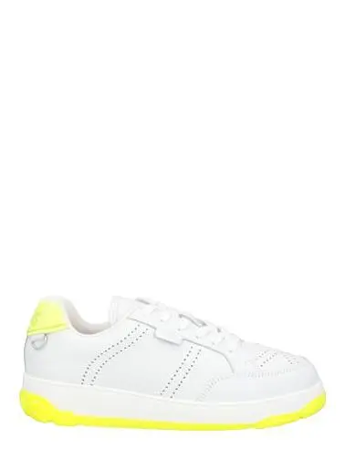 Gcds Leather Low-top Sneakers - White