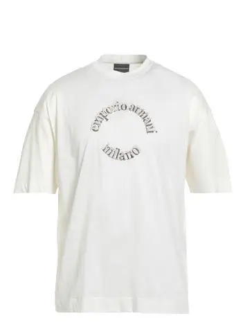 Emporio Armani T-shirt Ivory Size Cotton - White