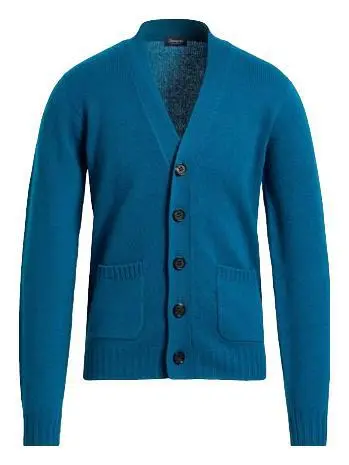 DRUMOHR Lambswool Cardigan - Blue