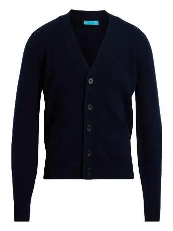 DRUMOHR Lambswool Cardigan - Midnight Blue