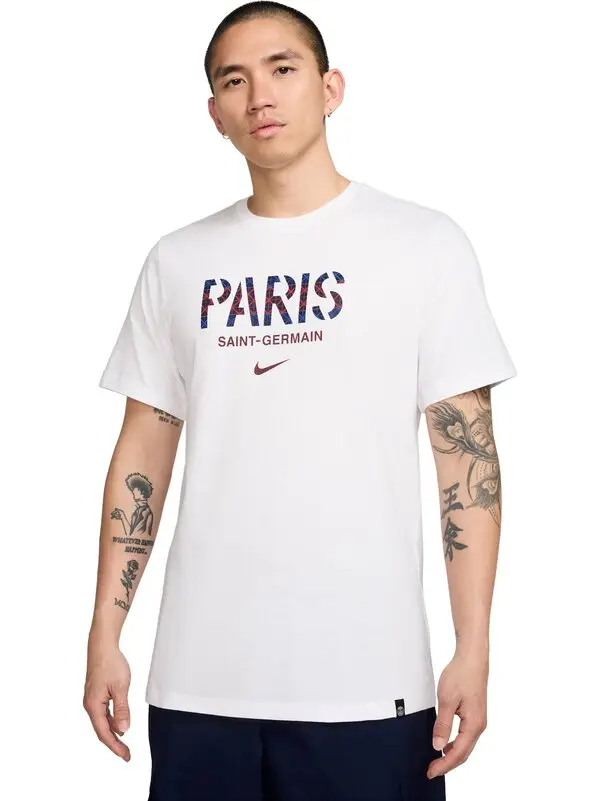 Nike Paris Saint-germain Soccer T-shirt - White