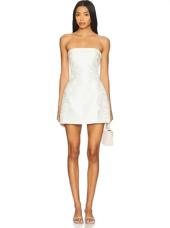 MORE TO COME Chrissie Mini Dress - Ivory