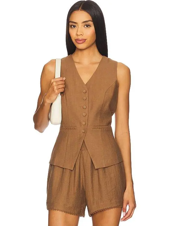 Heartloom Campari Vest - Mocha