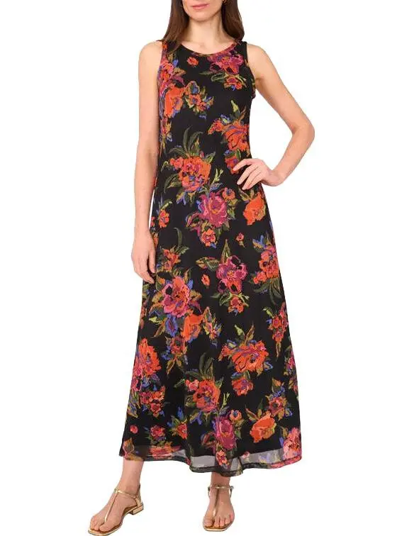 Vince Camuto Floral Keyhole Maxi Tank Dress - Multi