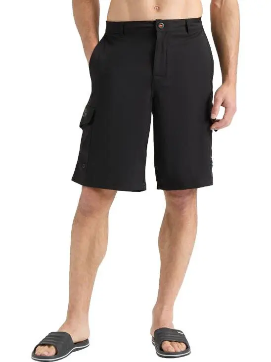 SALT LIFE La Vida Hybrid Shorts - Black