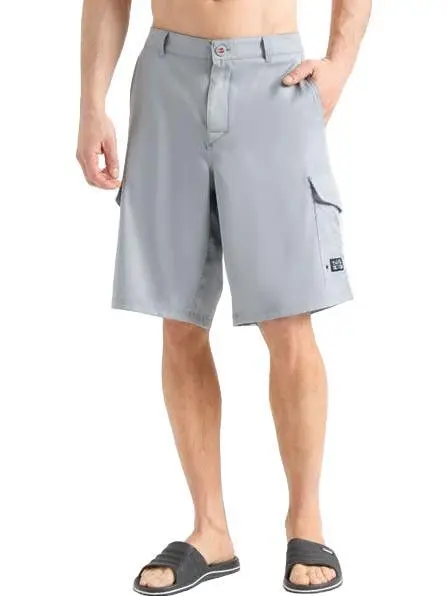 SALT LIFE La Vida Hybrid Cargo Shorts - Sage Leaf