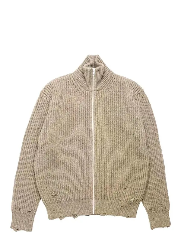 MAISON MARGIELA Elbow-patch Cardigan - Neutrals