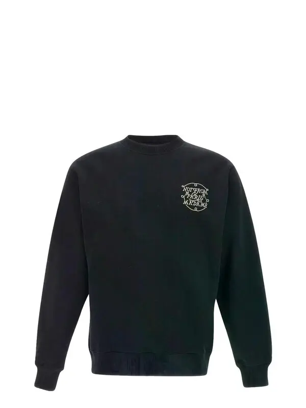 Drole De Monsieur Embroidered-motif Sweatshirt - Black
