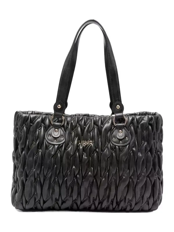 Liu Jo Quilted Tote Bag - Black