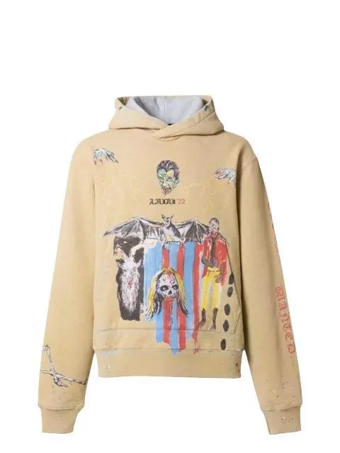 Amiri Blood 38' Hoodie - Heather Birch