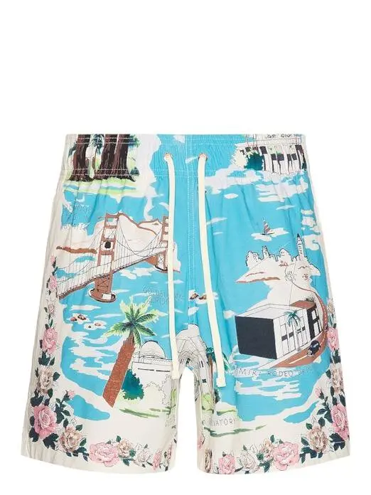 Amiri California Hawaiian Swimtrunks - Multicolor