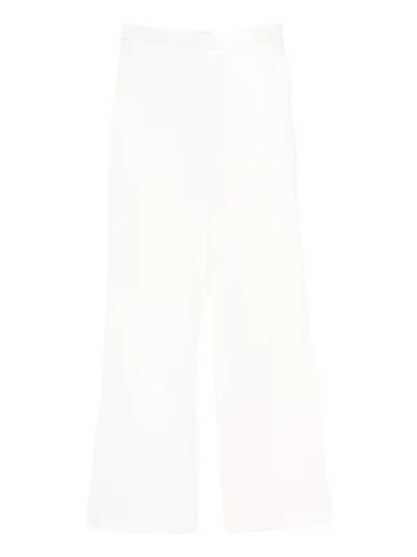 SAIID KOBEISY Floral Tailored Pants - White