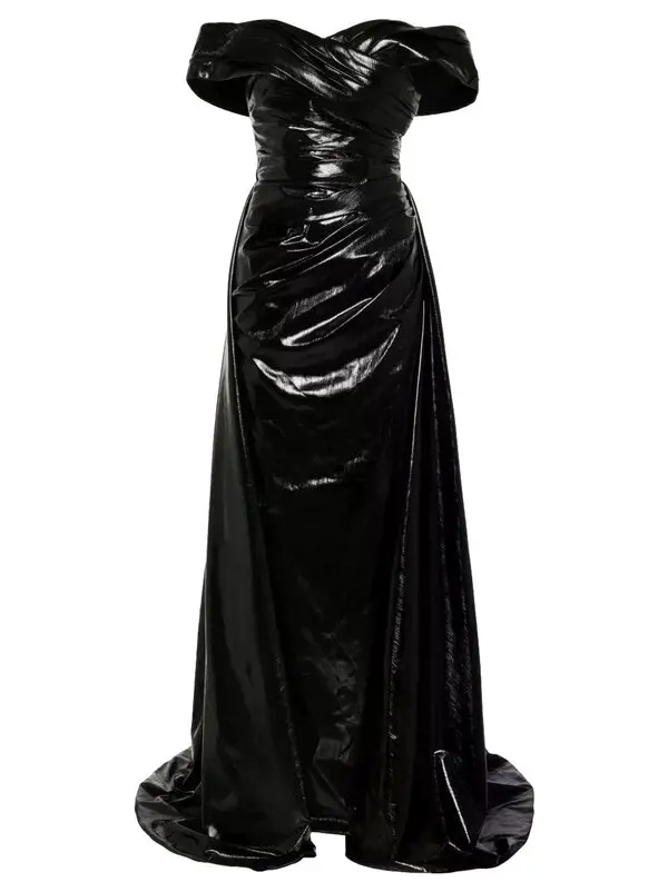SAIID KOBEISY Strapless Long Dress - Black