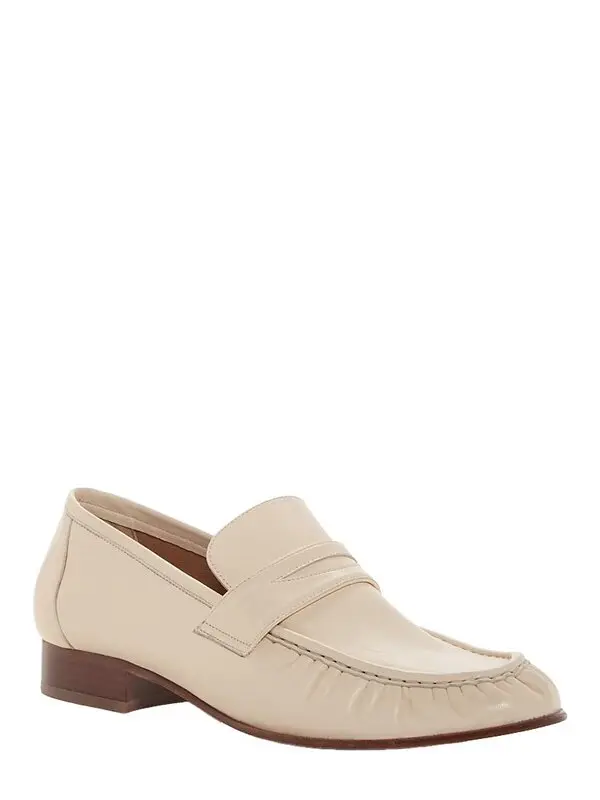 MANSUR GAVRIEL Ruched Penny Loafers - Jasmine