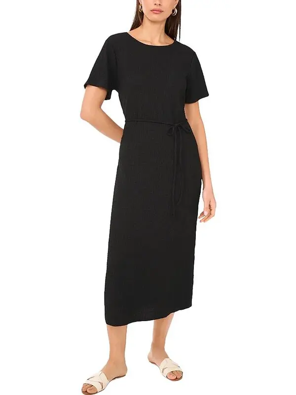 Vince Camuto Midi T-shirt Dress - Rich Black