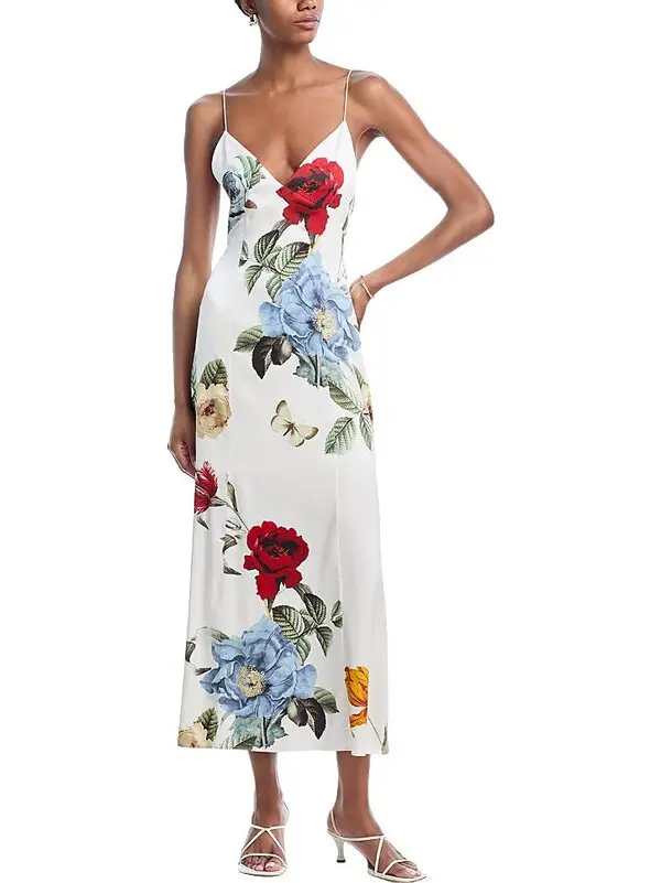 Alice + Olivia Julietta Floral Slip Dress - Provence Floral